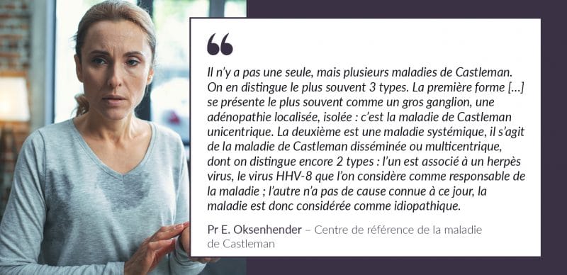 Maladie de Castleman - Maladie rare des ganglions